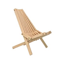 holz4home® Skandinavischer Liegestuhl aus Kiefer Liegestuhl