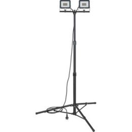 Fa.Brennenstuhl Brennenstuhl LED Stativstrahler JARO 6060 T, 4800 Lumen, IP65, h&ouml;henverstellbar bis 180 cm, Aluminium, schwarz