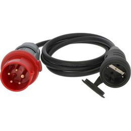 Fa.Brennenstuhl Brennenstuhl CEE-Adapterkabel Professional, 1,5m &ouml;lbest&auml;ndig, IP44, 400V, Baustelleneinsatz, grau/schwarz