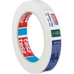 Tesa Tesakrepp 4325 Standard Abdeckband, 50 m &times; 19 mm, f&uuml;r glatte Fl&auml;chen, leicht abl&ouml;sbar