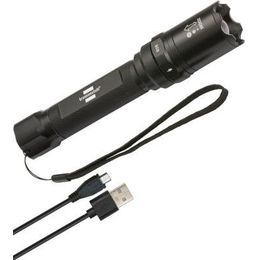 Fa.Brennenstuhl Brennenstuhl LED-Taschenlampe LuxPremium TL 400 AFS, 430 lm, Aluminium, USB-Laden, IP44, 184 mm, schwarz