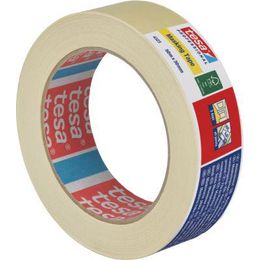 Tesa Tesakrepp 4323 Basic Kreppband, hellbeige, 50 m &times; 30 mm, leicht abrei&szlig;bar, f&uuml;r Malerarbeiten