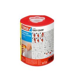 Tesa Easy Cover Leerspender S/M, Sicherheitsblende, f&uuml;r 20&ndash;33 m / 0,15&ndash;0,55 m Nachf&uuml;llungen, pr&auml;zise Schnitte