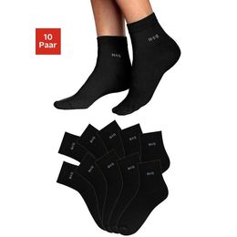 H.I.S. H.I.S Kurzsocken 'Damen Kurzschaft S&ouml;ckchen Halbsocken Baumwolle' schwarz Gr. 39-42 f&uuml;r Damen. Mit Logoschriftzug. Elastisch. Nachhaltig.