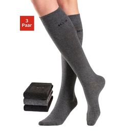 H.I.S. H.I.S Kniestr&uuml;mpfe mehrfarbig Gr. 35-38 f&uuml;r Damen. Elastisch. Nachhaltig.