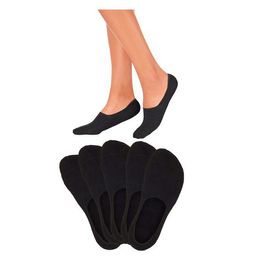 Bench. F&uuml;&szlig;linge 'Damen Unsichtbare Sneaker Socken,' schwarz Gr. 35-38 f&uuml;r Damen. Elastisch. Nachhaltig.