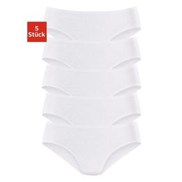 PETITE FLEUR BY LASCANA Jazz-Pants Slips wei&szlig; Gr. 44/46 f&uuml;r Damen. K&ouml;rpernah. Nachhaltig.
