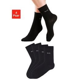 H.I.S. H.I.S Socken 'Basic Damen Socken Str&uuml;mpfe, mit Komfortbund Klassische Freizeitsocken' schwarz Gr. 39-42 f&uuml;r Damen. Elastisch. Nachhaltig.
