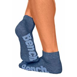 Bench. Kurzsocken 'Damen Herren Socken Kurzschaft mit Komfortbund' jeans Gr. 39-42 f&uuml;r Damen. Elastisch. Nachhaltig.