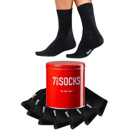 Bench. Businesssocken 'Damen und Herren Unisex Basic f&uuml;r Sport und Freizeit' schwarz Gr. 39-42 f&uuml;r Damen. Elastisch. Nachhaltig.