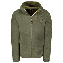 Geographical Norway Fleecejacke "Ucherpim" in Khaki - 58% | Gr&ouml;&szlig;e L | Herren-pullover-sport