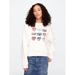 GAP Sweatshirt in Wei&szlig; - 83% | Gr&ouml;&szlig;e M | Damen-sweatshirts-jacken