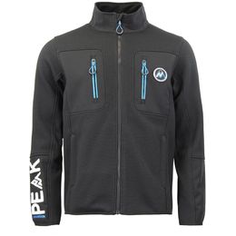 Peak Mountain Fleecejacke "Candy" in Schwarz - 59% | Gr&ouml;&szlig;e S | Herren-pullover-sport