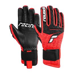 Reusch Funktionsfingerhandschuhe "World Cup Warrior Neo" in Rot/ Schwarz - 51% | Gr&ouml;&szlig;e 7 | Damenhandschuhe