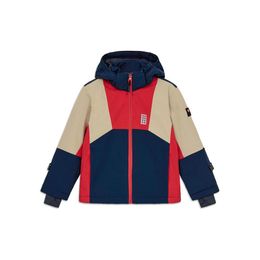 Lego Ski-/ Snowboardjacke "Jaz" in Dunkelblau/ Rot/ Beige - 50% | Gr&ouml;&szlig;e 110 | Kinder-outdoor-jacken