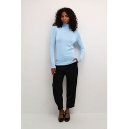 Kaffe Rollkragenpullover "Astrid" in Hellblau - 59% | Gr&ouml;&szlig;e S | Damen-pullover-cardigans