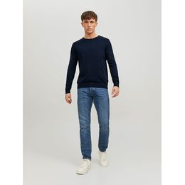 Jack & Jones Jack & Jones Pullover in Dunkelblau - 47% | Gr&ouml;&szlig;e L | Herren-plussize