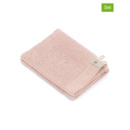 Walra 6er-Set: Waschhandschuhe "Soft Cotton" in Rosa - 19% | Gr&ouml;&szlig;e 16x21 cm | Badtextilien