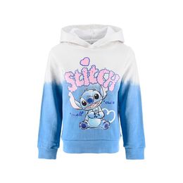 Lilo and Stitch Lilo & Stitch Hoodie "Lilo & Stitch" in Blau/ Wei&szlig; - 52% | Gr&ouml;&szlig;e 98 | Kinder-sweatshirts-jacken