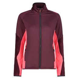 CMP Fleecejacke in Bordeaux/ Pink - 46% | Gr&ouml;&szlig;e 38 | Damenjacken