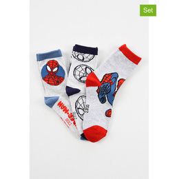 Spiderman 3er-Set: Socken "Spiderman" in Wei&szlig;/ Bunt - 42% | Gr&ouml;&szlig;e 27-30 | Kinder-socken-strumpfhosen
