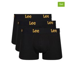 LEE Underwear 3er-Set: Boxershorts "Harkins" in Schwarz - 58% | Größe L | Herren-waesche