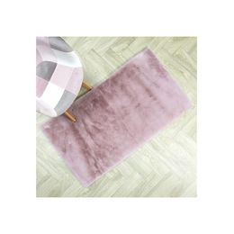 THE HOME DECO FACTORY Kurzflor-Teppich in Rosa - (L)110 x (B)60 cm - 41% |