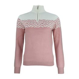 Peak Mountain Pullover "Akar" in Rosa - 63% | Gr&ouml;&szlig;e L | Damen-pullover-cardigans