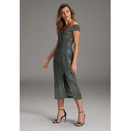 Swing Kleid in Khaki - 69% | Größe 38 | Damen-kleider