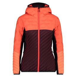 CMP Hybridjacke in Orange/ Bordeaux - 58% | Gr&ouml;&szlig;e 38 | Damen-outdoorjacken