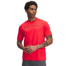 Under Armour Funktionsshirt in Rot - 31% | Gr&ouml;&szlig;e S | Herren-sportshirts