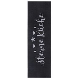 Hanse Home K&uuml;chenl&auml;ufer "Five Stars" in Schwarz - 32% | Gr&ouml;&szlig;e 50x150 cm |