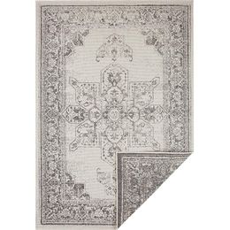 NORTHRUGS Outdoor-Wendeteppich "Borbon" in Grau/ Creme - 45% | Größe 200x290 cm |