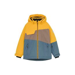 Color Kids Ski-/ Snowboardjacke in Gelb/ Hellbraun/ Blau - 23% | Größe 164 | Kinder-outdoor-jacken