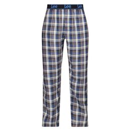 LEE Underwear Pyjama-Hose "Yukon" in Blau/ Grau - 64% | Größe S | Herren-waesche