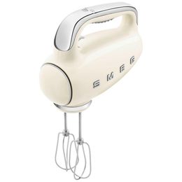 Smeg Handmixer 50'S Style, Creme, Chrom, Metall, Kunststoff, 22x37.8x22.1 cm, LED-Display, K&uuml;chenger&auml;te, Mixer