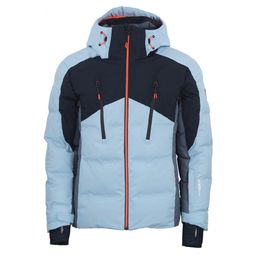 Peak Mountain Ski-/ Snowboardjacke "Cordiere" in Hellblau/ Dunkelblau - 65% | Gr&ouml;&szlig;e XXL | Herren-outdoorjacken