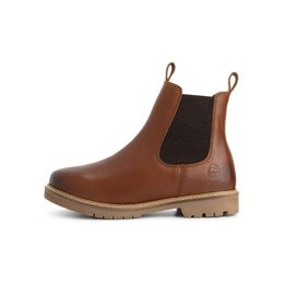 TRAVELIN' Leder-Chelsea-Boots "Ringsaker" in Hellbraun - 64% | Gr&ouml;&szlig;e 42 | Stiefeletten