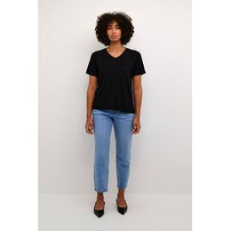 Kaffe Shirt in Schwarz - 56% | Gr&ouml;&szlig;e M | Damen-tops