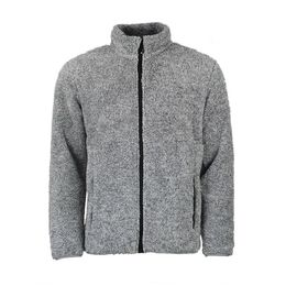 Peak Mountain Fleecejacke "Chef" in Grau - 60% | Gr&ouml;&szlig;e L | Herren-pullover-sport