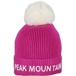Peak Mountain M&uuml;tze "Maitresse" in Pink/ Wei&szlig; - 11% | Damen-muetzen-caps