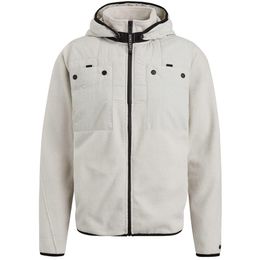 Cast Iron Sweatjacke in Wei&szlig; - 66% | Gr&ouml;&szlig;e M | Herren-sweatshirts-jacken