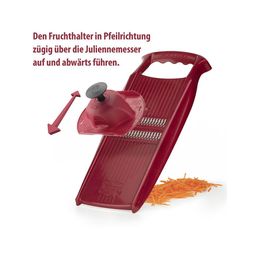 Genius Julienneschneider ''Roko PowerLine'' in Rot - (L)33,7 x (B)13 cm - 12% | Kuechenhelfer