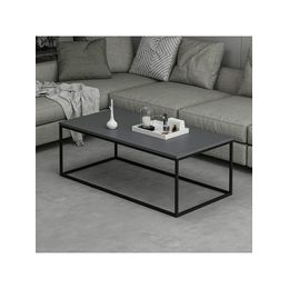 Evila Couchtisch "Tiger" in Schwarz - (B)120 x (H)42 x (T)60 cm - 72% | Tische