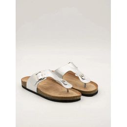 Bellucci Zehentrenner in Silber - 63% | Gr&ouml;&szlig;e 36 | Damen-sandalen