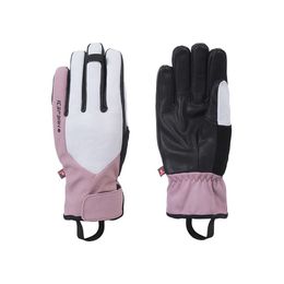 Icepeak Funktionsfingerhandschuhe "Harlingen" in Rosa/ Wei&szlig;/ Schwarz - 35% | Gr&ouml;&szlig;e S | Damenhandschuhe