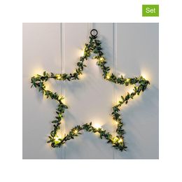 Hollybell 2er-Set: LED-Dekoleuchten in Gr&uuml;n - (L)30 x (B)20 cm - 28% | Lichterketten-dekobeleuchtung