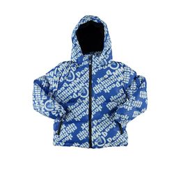 Peak Mountain Winterjacke in Blau/ Wei&szlig; - 56% | Gr&ouml;&szlig;e 110 | Kinderjacken