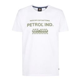 PETROL INDUSTRIES Shirt in Wei&szlig; - 70% | Gr&ouml;&szlig;e M | Herren-plussize