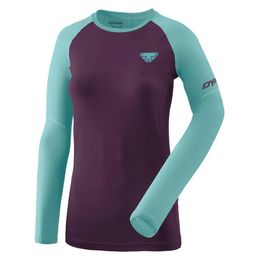 Dynafit Funktionslongsleeve "ALPINE PRO" in Lila/ T&uuml;rkis - 58% | Gr&ouml;&szlig;e 42 | Damen-outdoor-tops-shirts